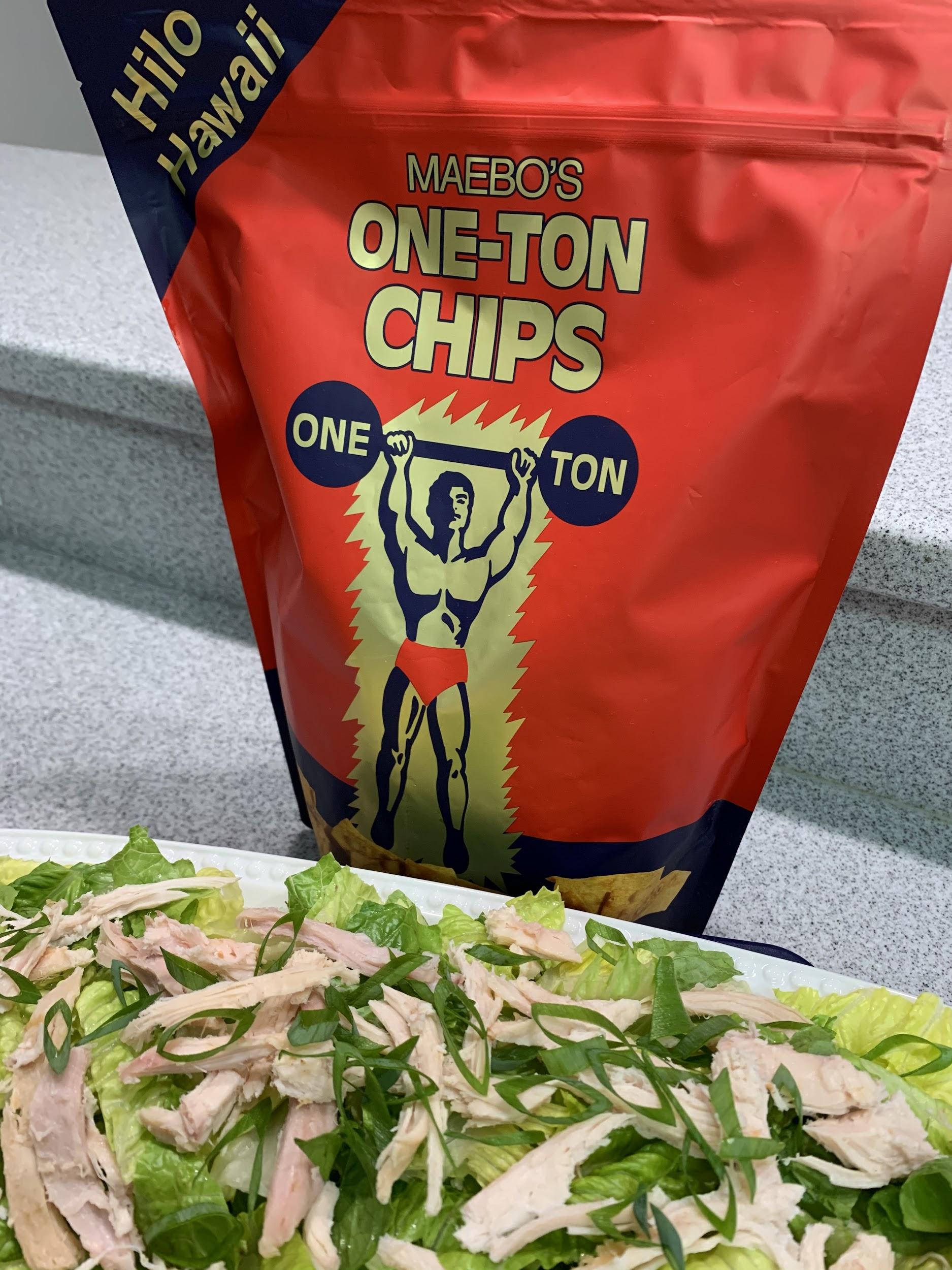 Only Easy: Chinese Chicken Salad w/ Maebo’s One Ton Chips – Living Hilo ...