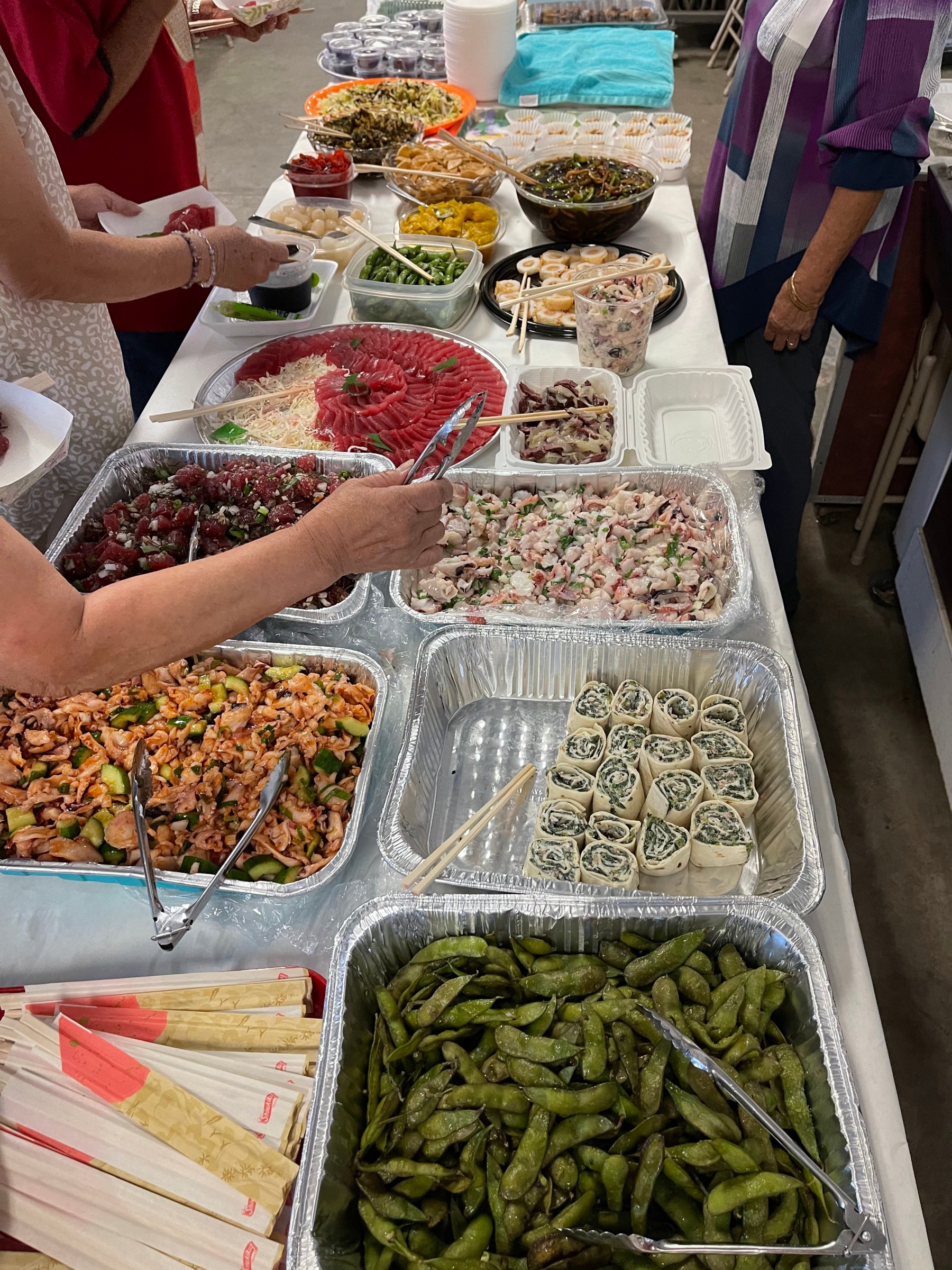 Yamaguchi Kenjinkai Potluck for Visitors from Suo-Oshima – Living Hilo ...